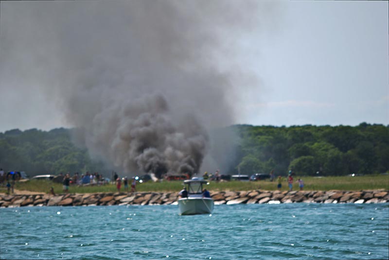 car-explosion - The Martha's Vineyard Times