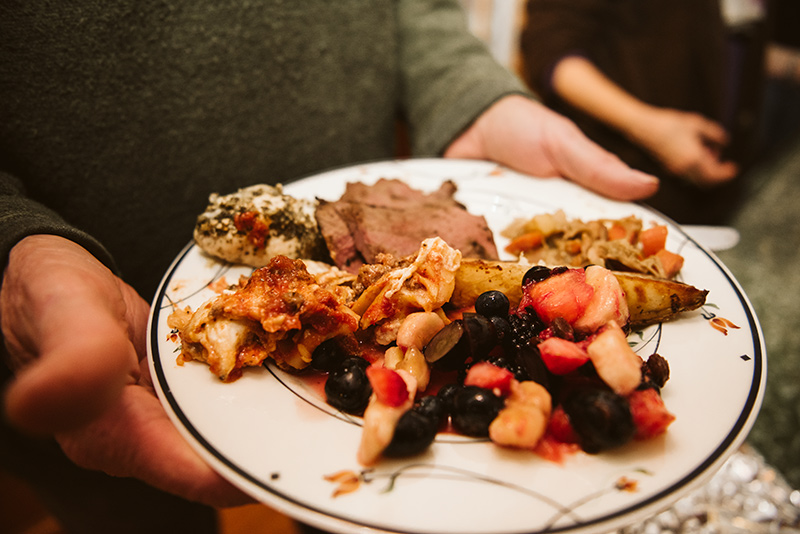 Delicious potluck plate. - The Martha's Vineyard Times