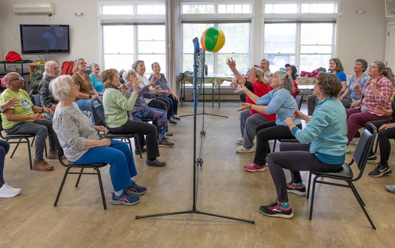 Serving up chair volleyball - The Martha's Vineyard Times