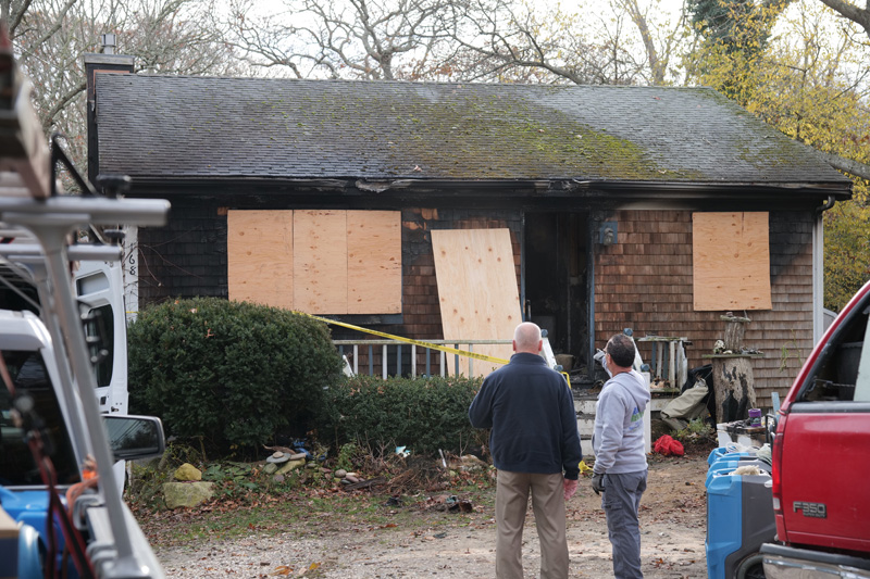 Families displaced by Tisbury house fire - The Martha's Vineyard Times