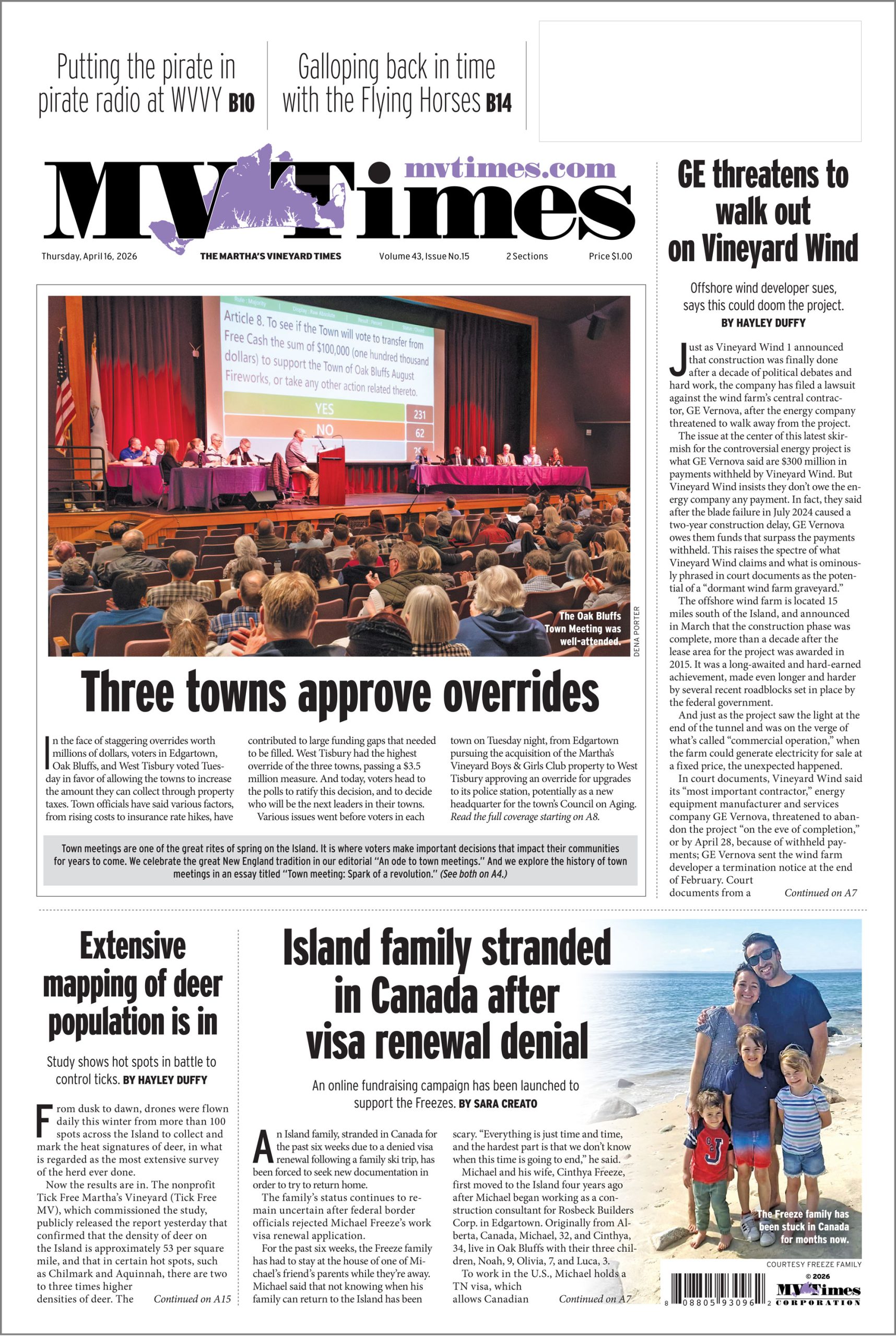 This Week's Paper - The Martha's Vineyard Times