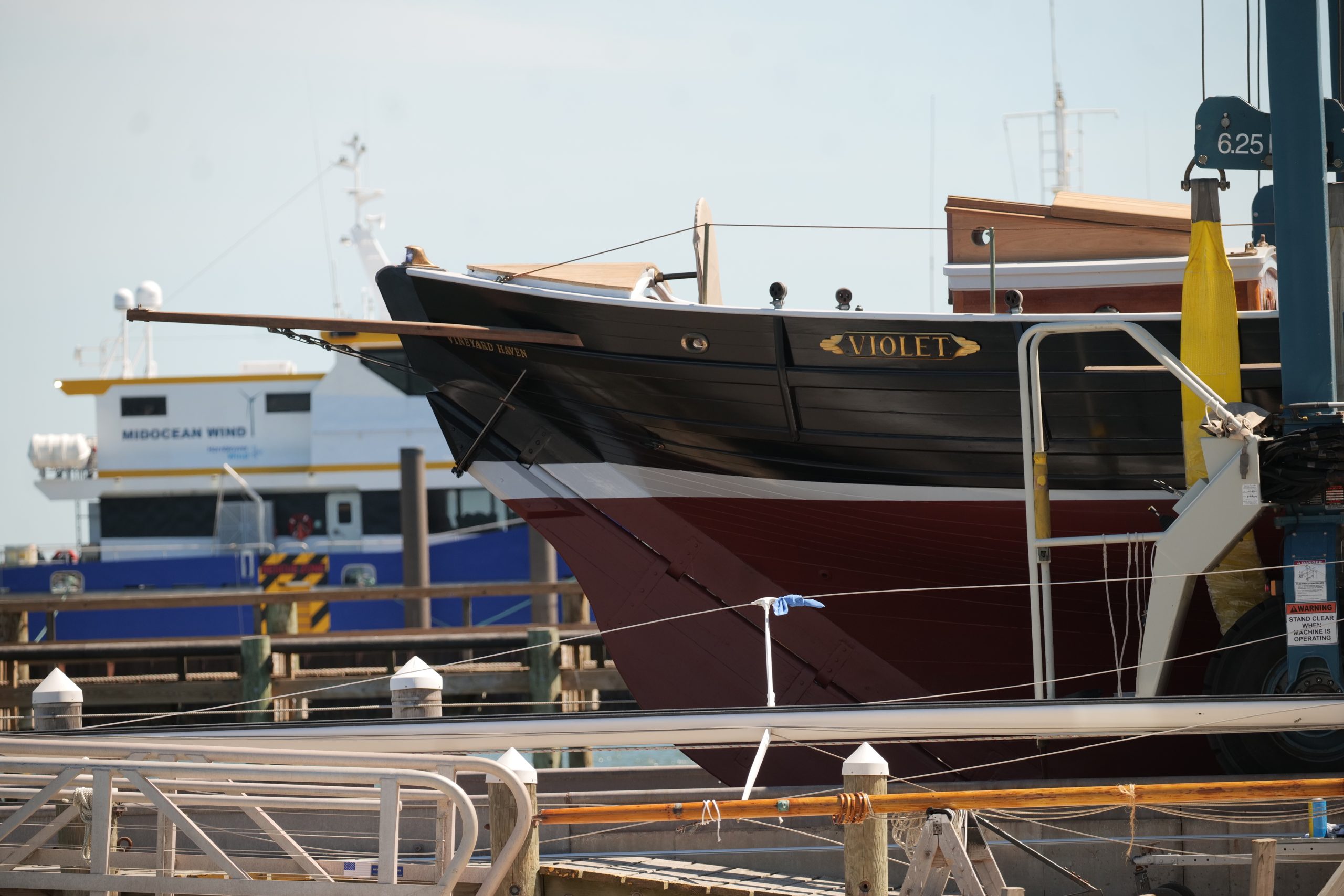 The Violet launched; another boat almost sank in V.H. Harbor - The ...